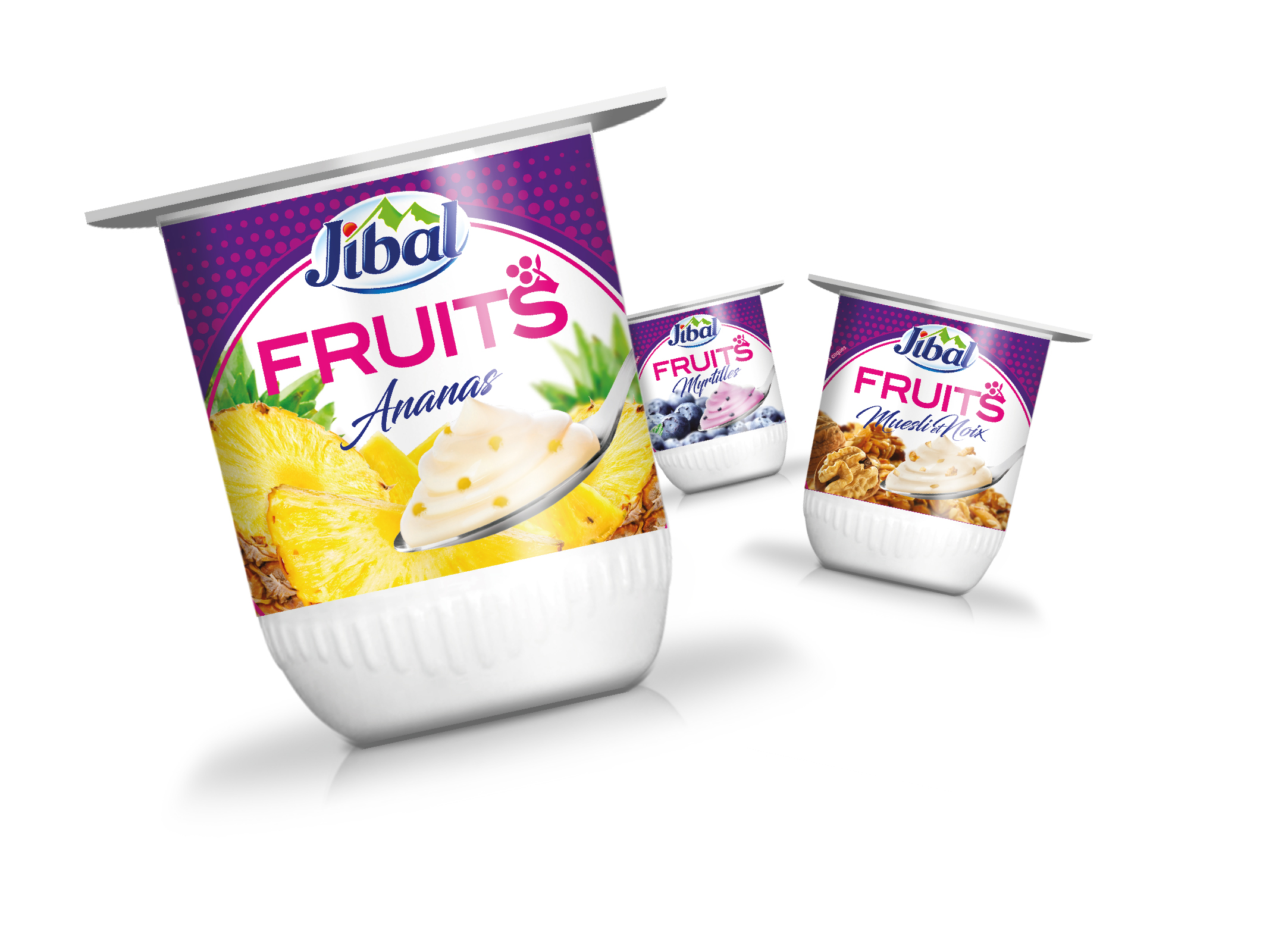 Jibal Logo JIBAL Launch Of The Fruit Blended Yogurts By Packtory®
